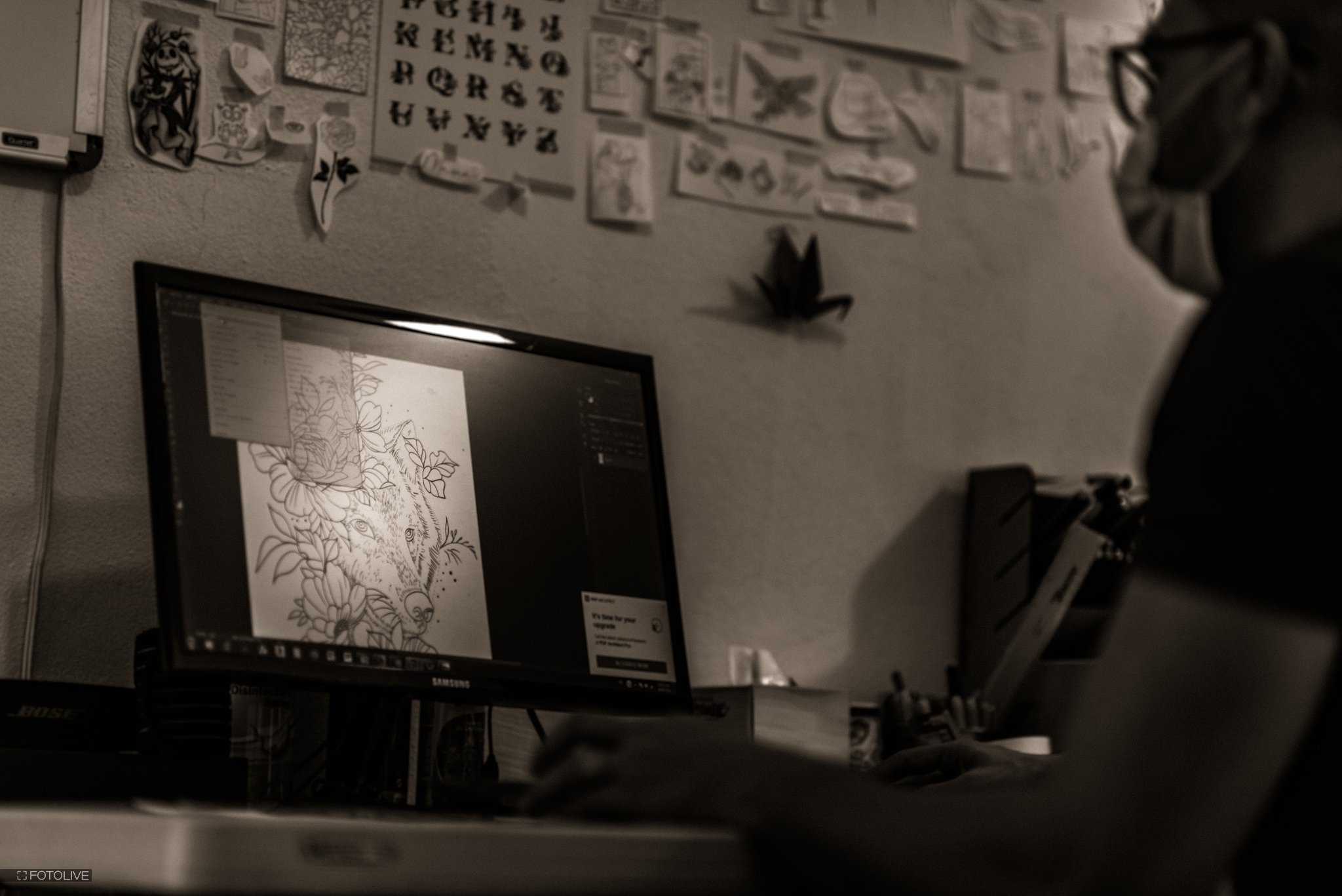 Ismary Salas en Kraken Tattooo Studio por FOTOLIVE